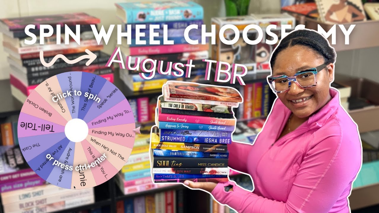 spin the wheel picks my august tbr 📚 | random book picks from my shelf ...