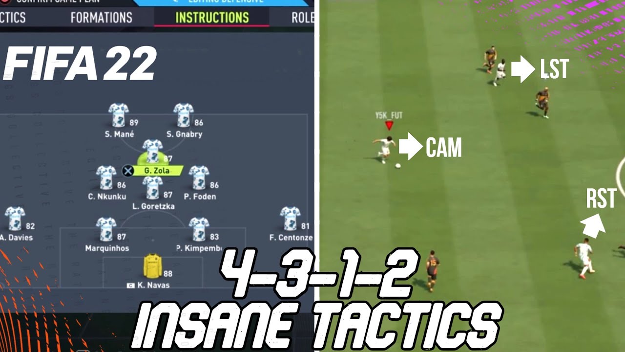 FIFA 22 META FORMATION 4312 CUSTOM TACTICS AFTER PATCH! Best ...