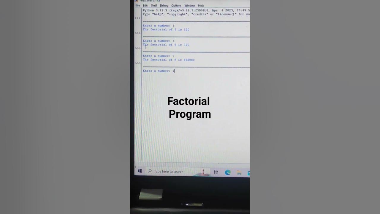 Learn Factorial Program In Python Coding Learnpython Programming101 Technology Quote