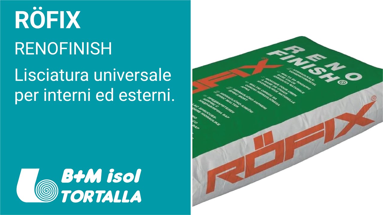 RÖFIX RENOFINISH® Lisciatura universale per interni ed esterni - YouTube