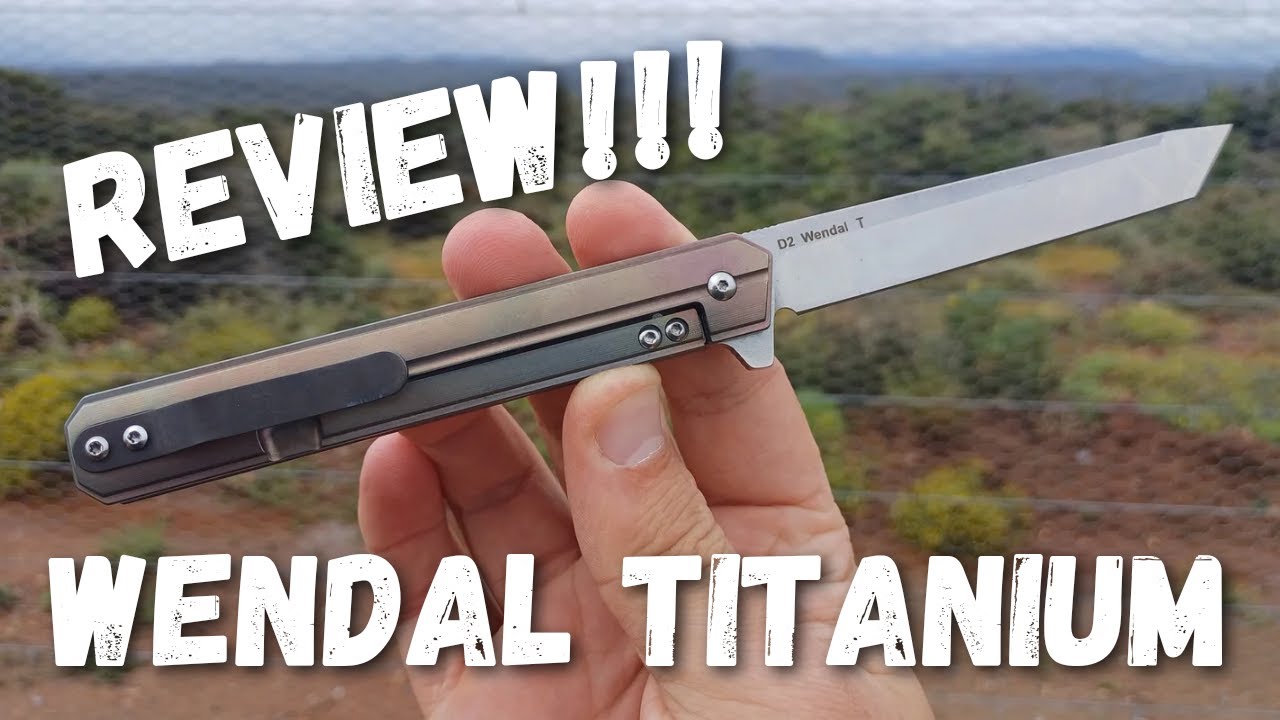 ANODIZING & REVIEW of THE TITANIUM WENDAL TANTO (Pickled Steel) - YouTube