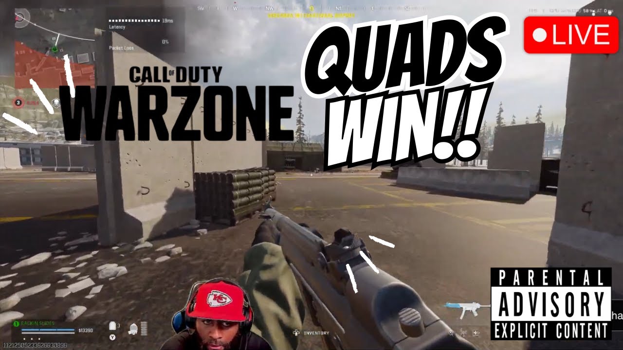 BACK TO BACK QUAD WINS CALL OF DUTY WARZONE - YouTube