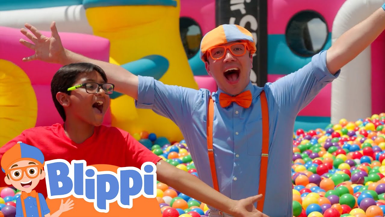 COLORFUL Ball Pit vs Blippi! | Blippi's Colorful Fun! | Blippi ...