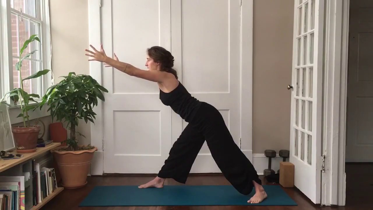 Warrior 1 Backbend & Pyramid Pose - YouTube