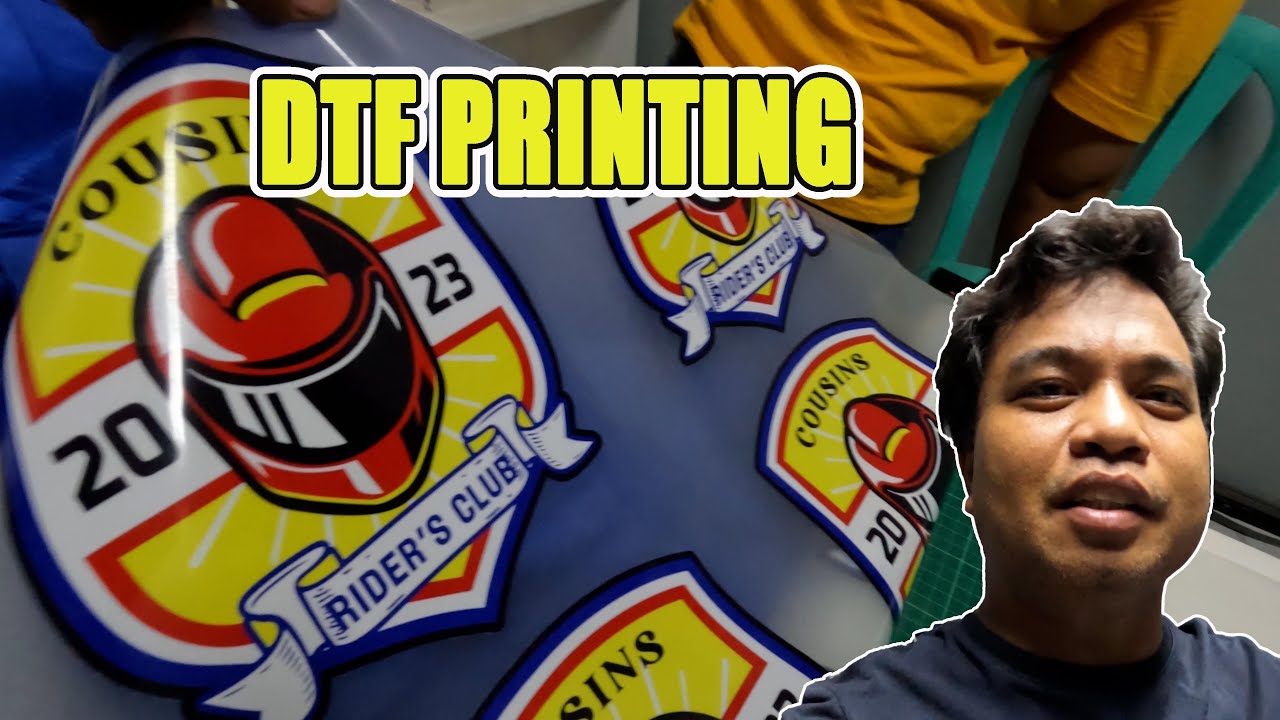 DTF PRINTING ON JACKET - YouTube