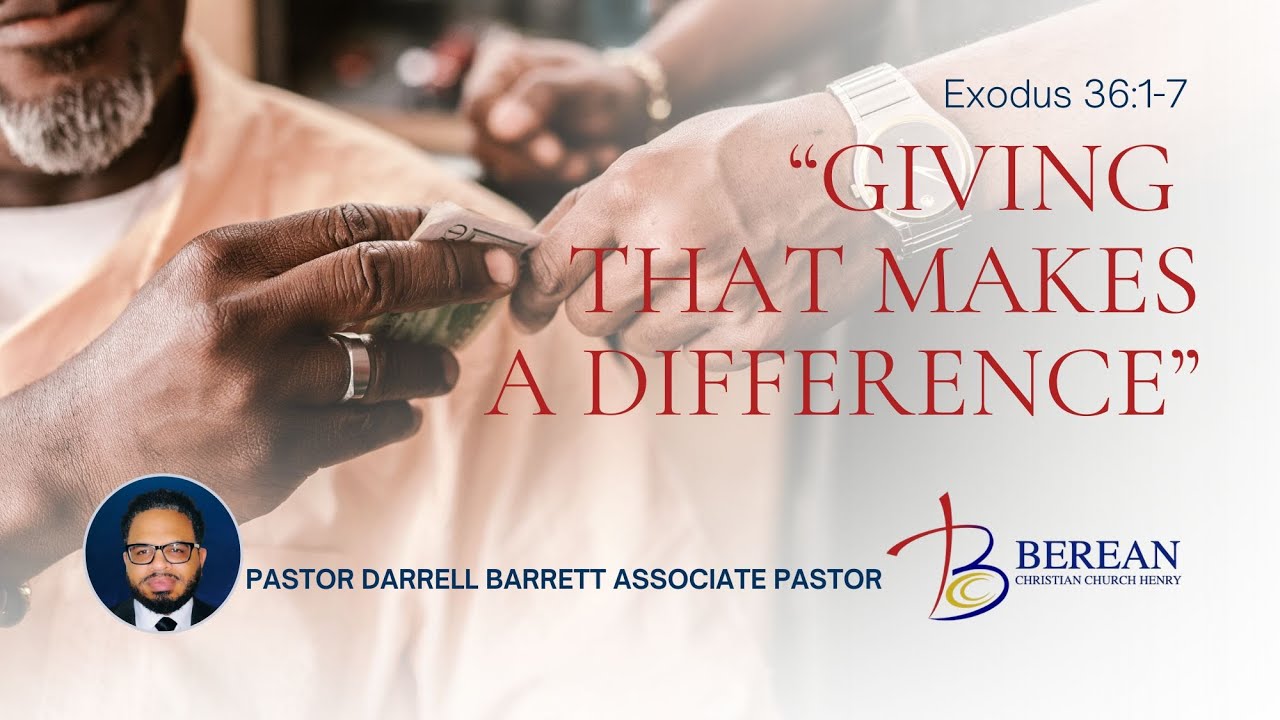 2025 04 02 Bible Study “Giving That Makes a Difference” - YouTube