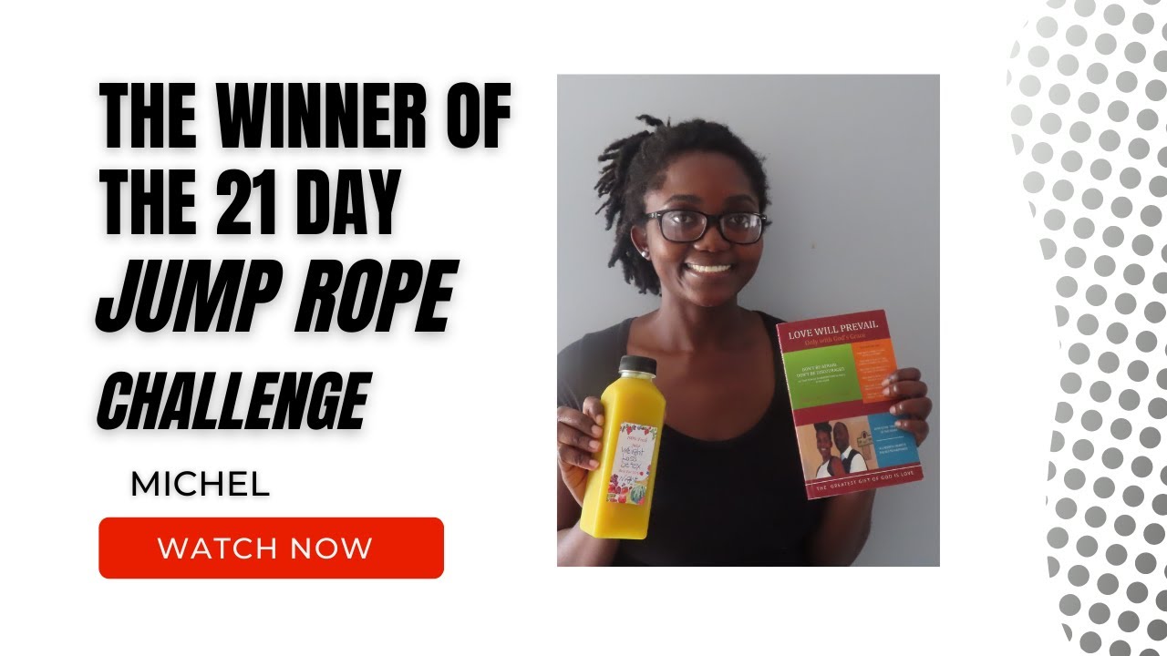 OUR WINNER FOR THE 21 DAY JUMP ROPE CHALLENGE - YouTube