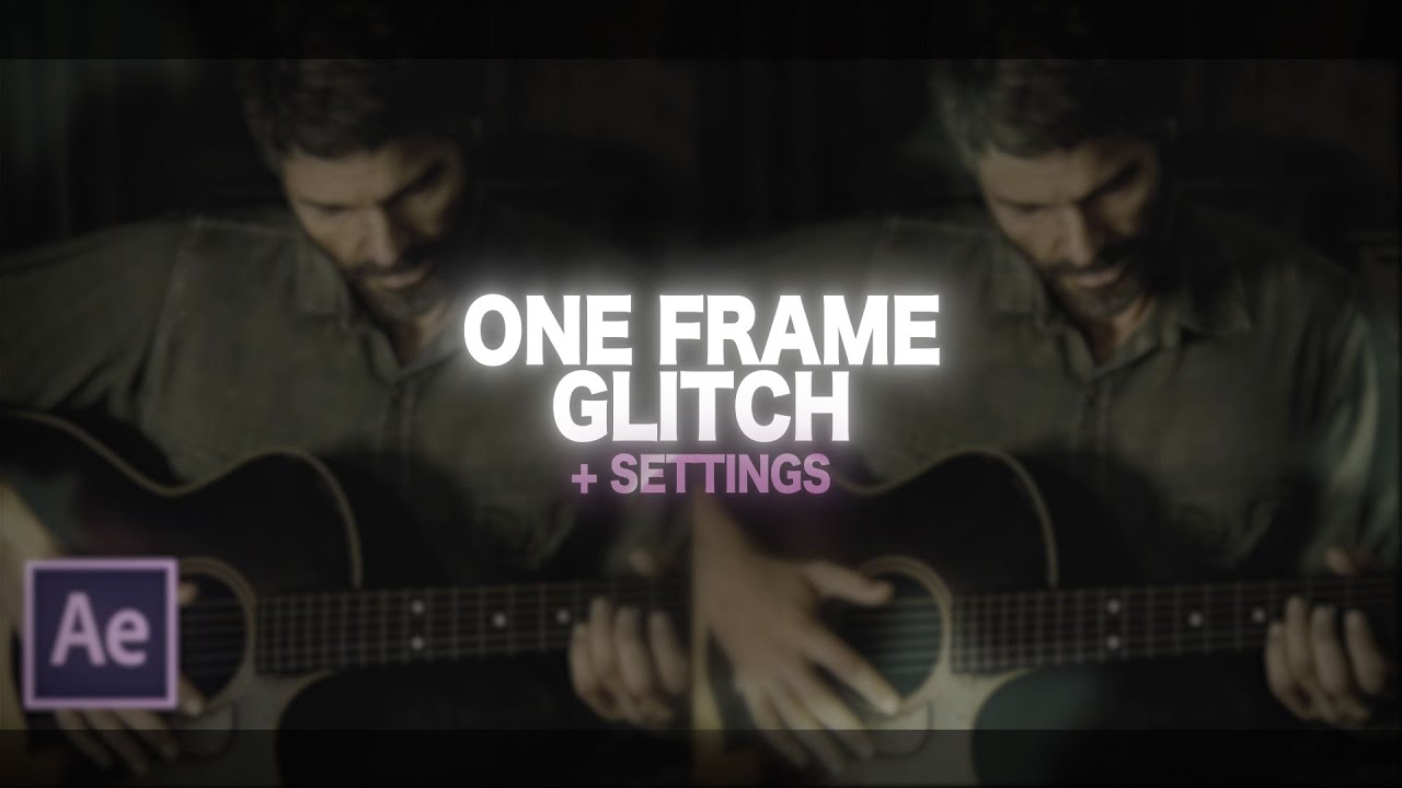one frame glitch | after effects - YouTube