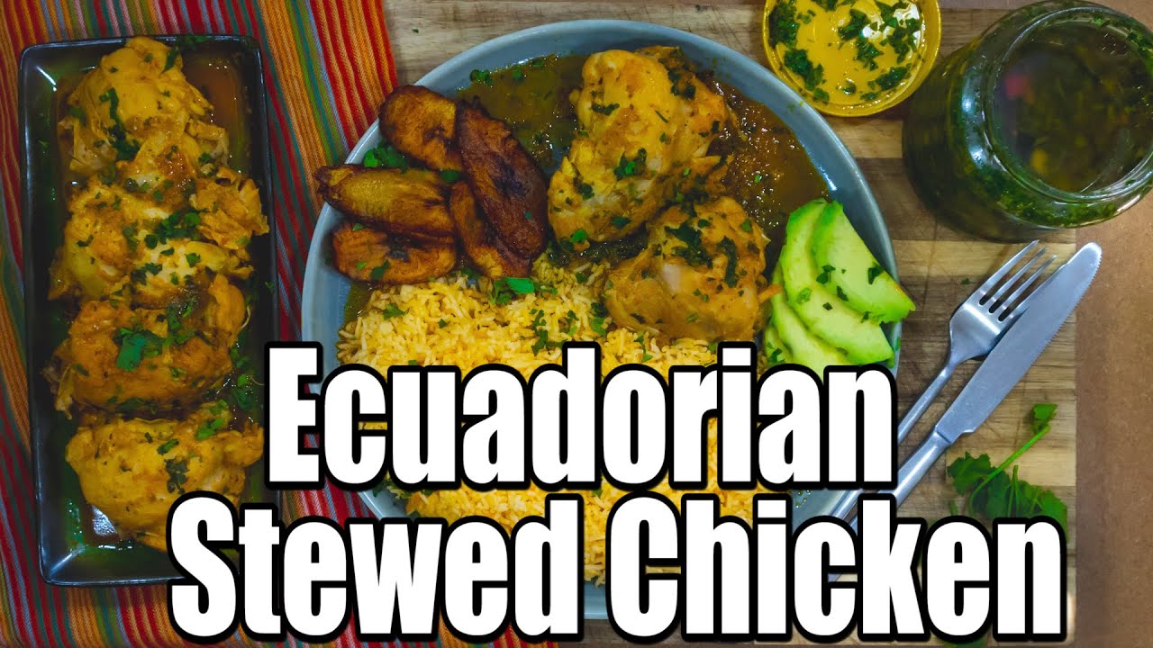 HOW TO MAKE Spectacular “Ecuadorian” Stewed Chicken (SECO DE POLLO) 🐓 ...