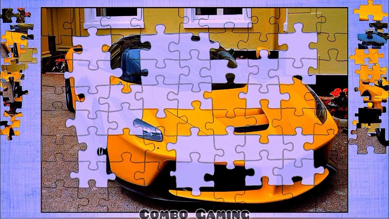 puzzle #1028 gameplay || hd luxury yellow race car jigsaw puzzle ...