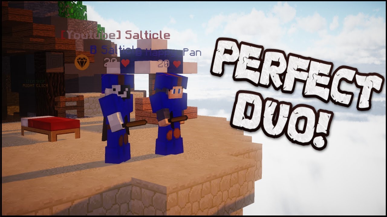 The Perfect Bedwars Duo Minecraft Hypixel Youtube