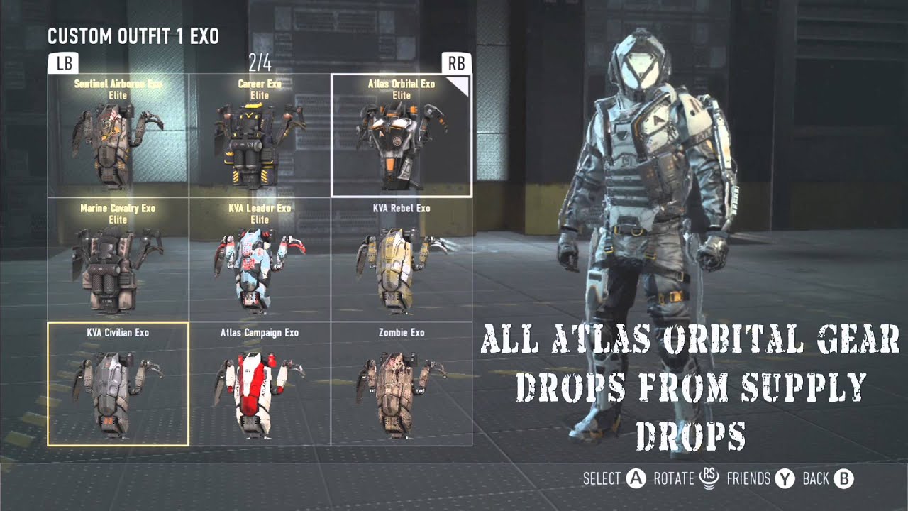 Elite Atlas orbital Exo suit (Rare) - Call of duty Advanced Warfare ...