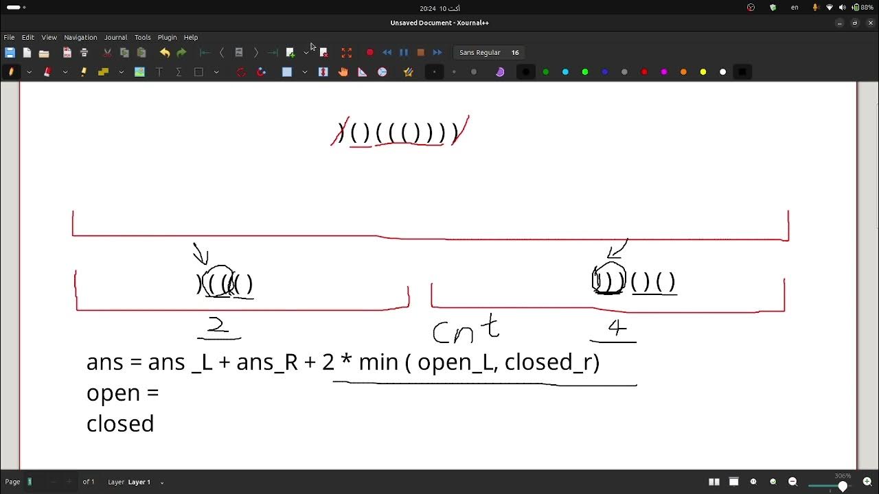 4- Segment Tree (B. Sereja and Brackets) - YouTube