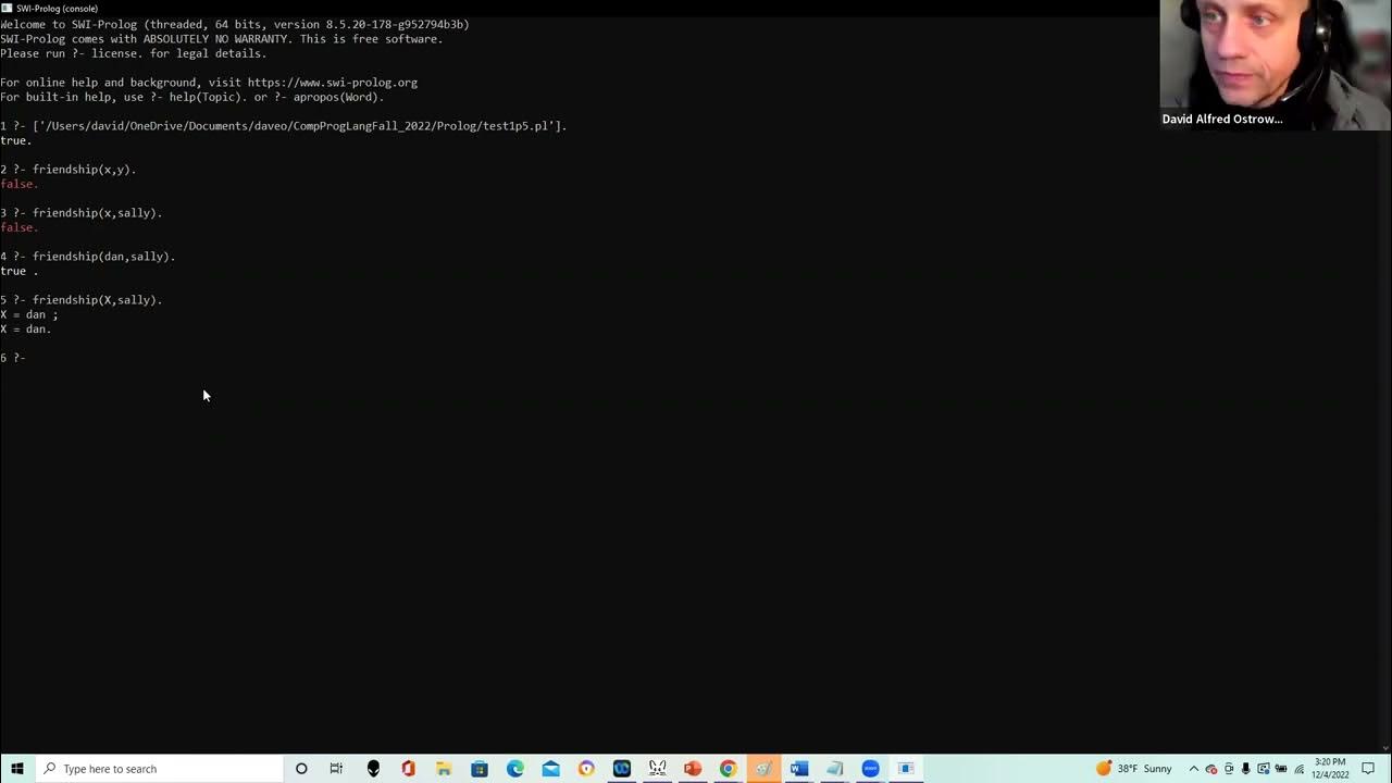 SWI Prolog Demo - YouTube