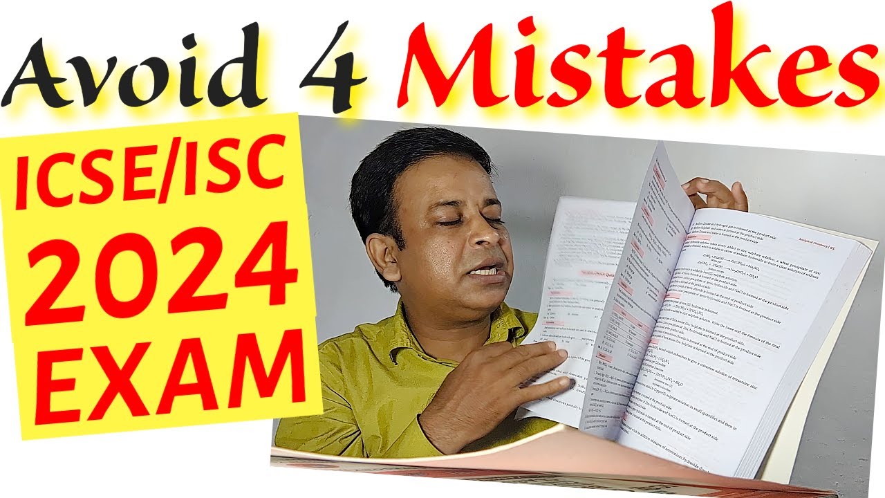 ICSE/ISC 2024 Board Exams | Avoid these 4 Mistakes for ICSE /ISC 2024 ...