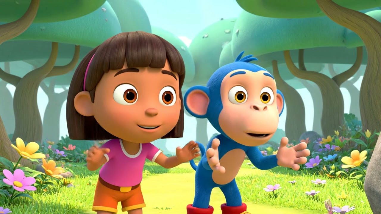 Dora la Exploradora encontró una roca par | Canciones Infantiles y ...
