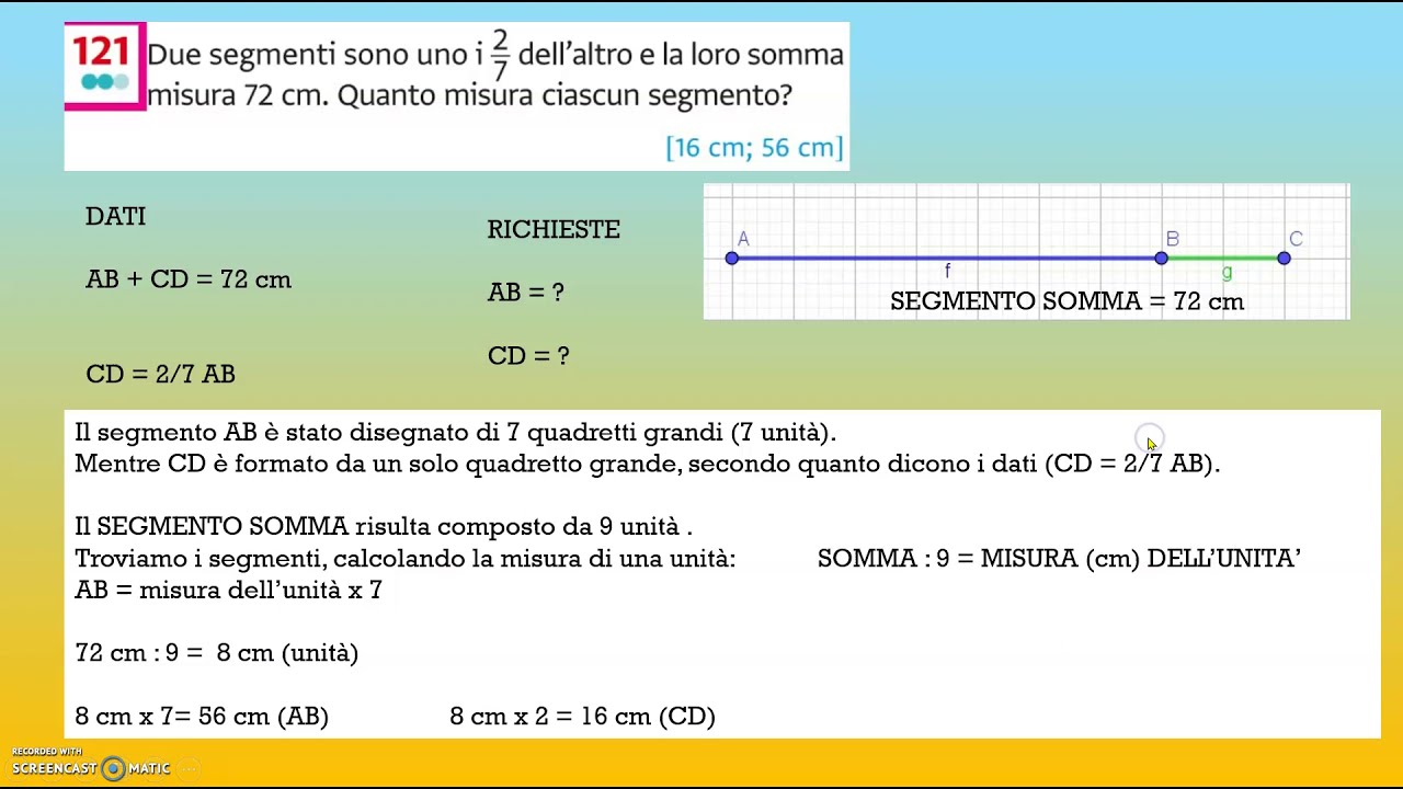 PROBLEMI CON I SEGMENTI ...ANCORA - YouTube