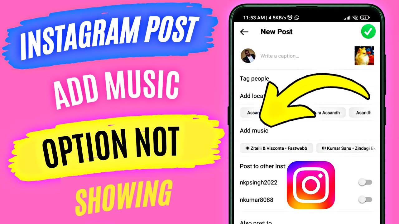 How To Fix Instagram Post Add Music Option Not Showing Add Music To how-to-fix-instagram-post-add-music-option-not-showing-add-music-to