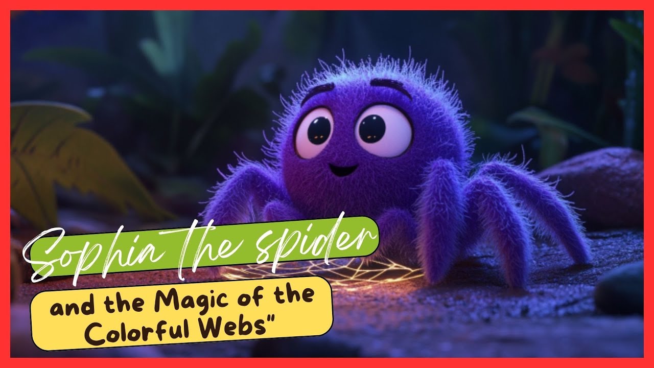 Sophia the spider and the magic of the colorful webs | Stories for kids | Fairy tales - YouTube