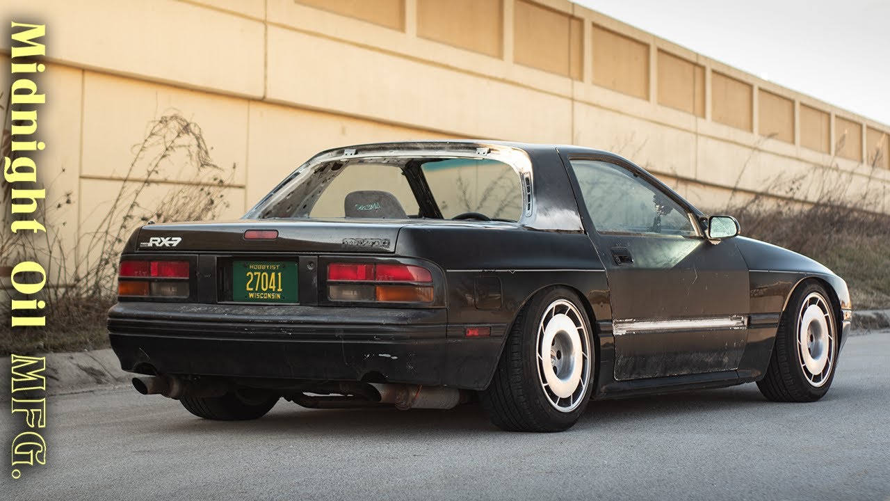 RX-7 Convertible to Coupe Conversion: Welding on the Roof - YouTube