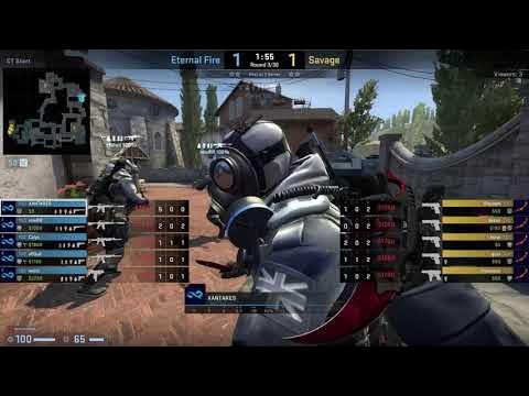 CS:GO POV Demo Eternal Fire XANTARES (24/18) vs Savage (de_inferno) - YouTube