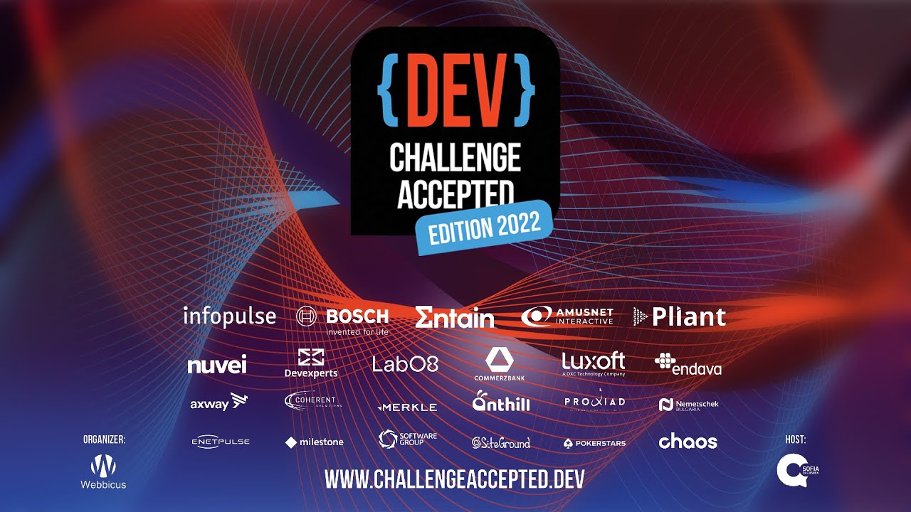 DEV: Challenge Accepted 2022 - Live Streram - YouTube