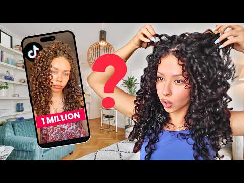 I Tried This VIRAL Curly Hair Routine… I did NOT expect this!