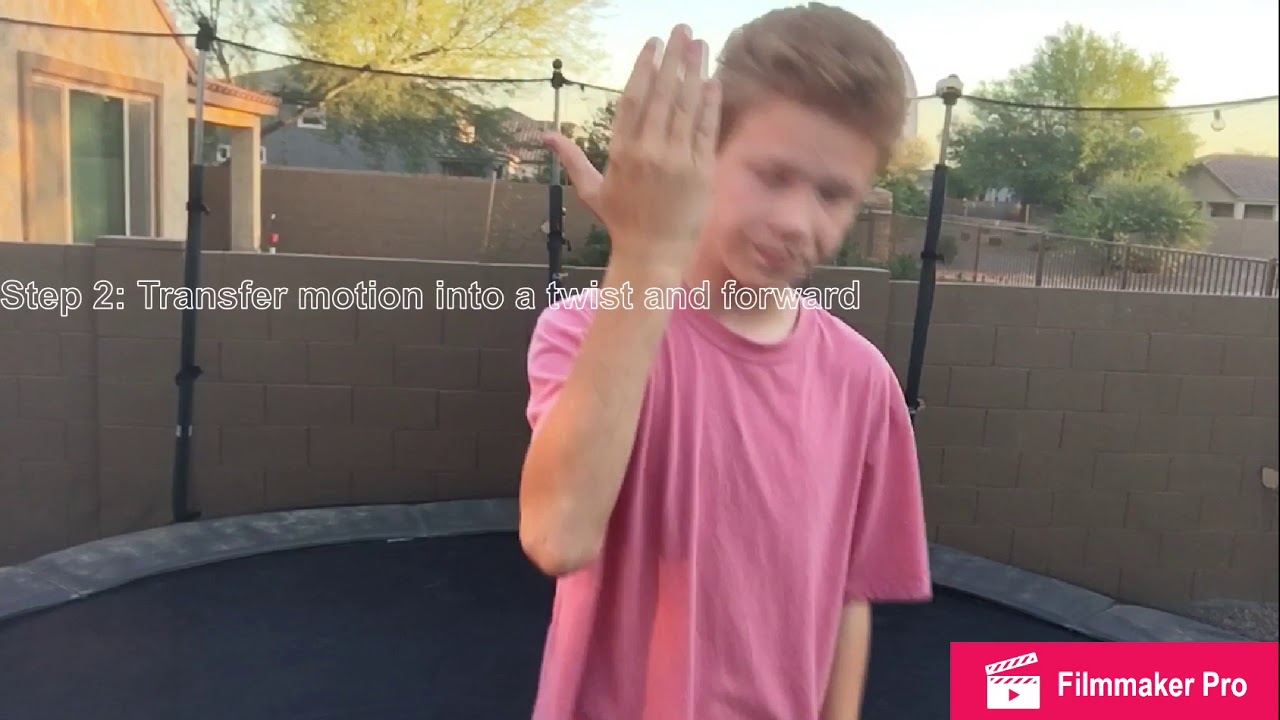 How to do a BACK TWIST BACK on trampoline | EASY | FUN - YouTube