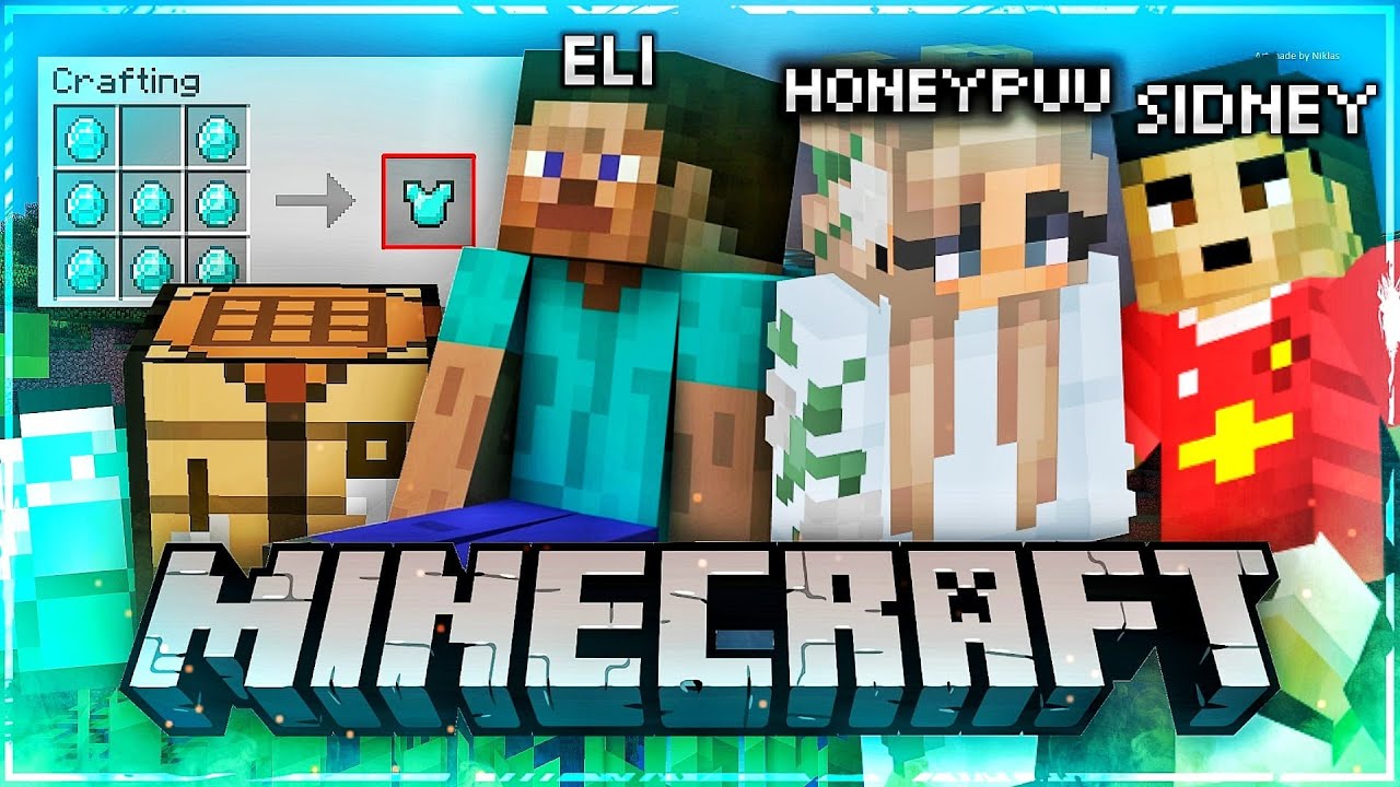 MEIN BISHER BESTER FUND!😱 + FULL DIA RÜSTUNG💎Minecraft mit Basti, Isa & Sidney🔥 - YouTube