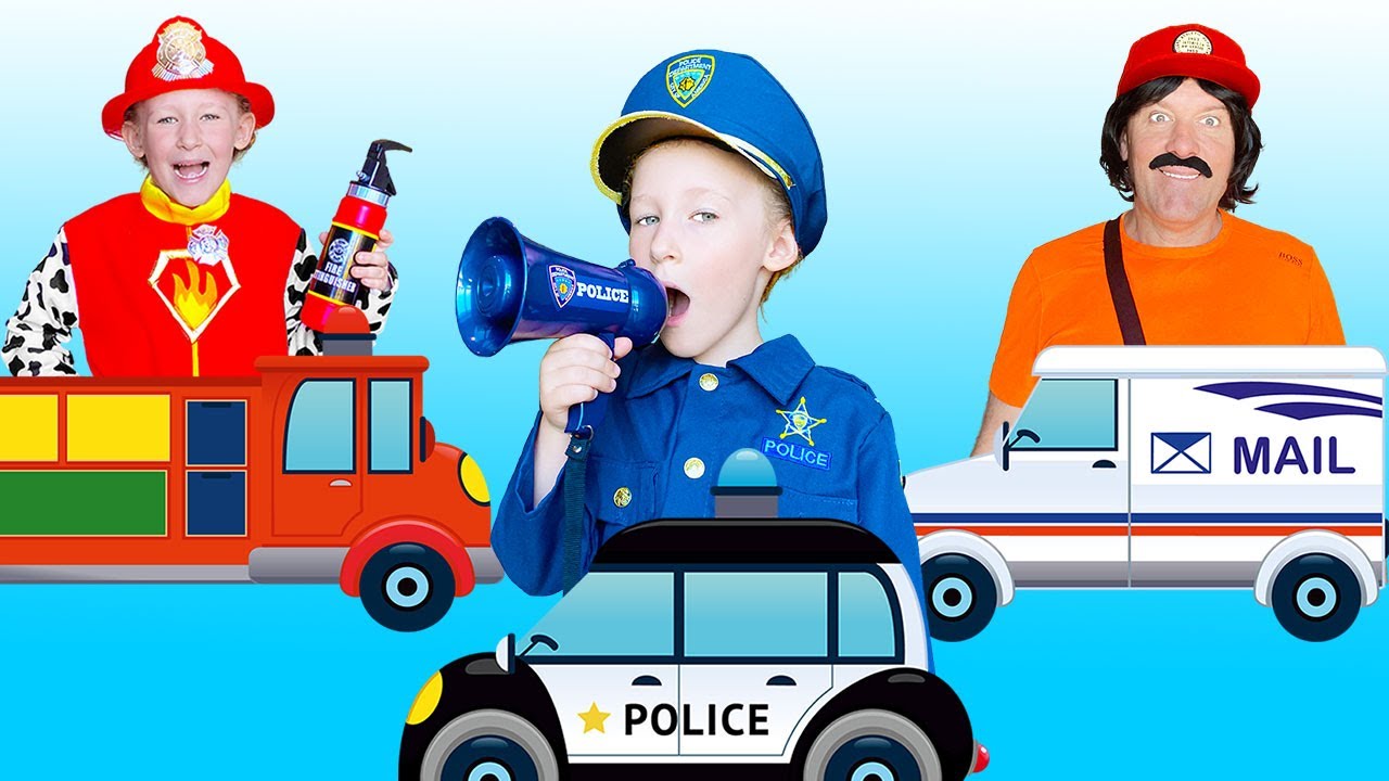Best Police Officer Songs 👮👮 Best Nursery Rhymes For Kids 👶🧒 3 | Anuta ...