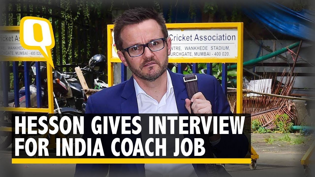 Mike Hesson on Interviewing for Indian Chief Coach's Job | The Quint ...