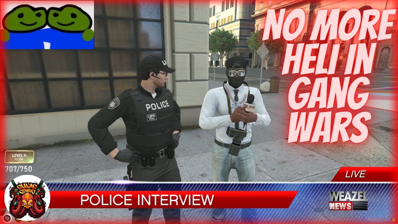 Hood NEWS interview with Cop about Gang violence | Gulag Gang | NoPixel ...