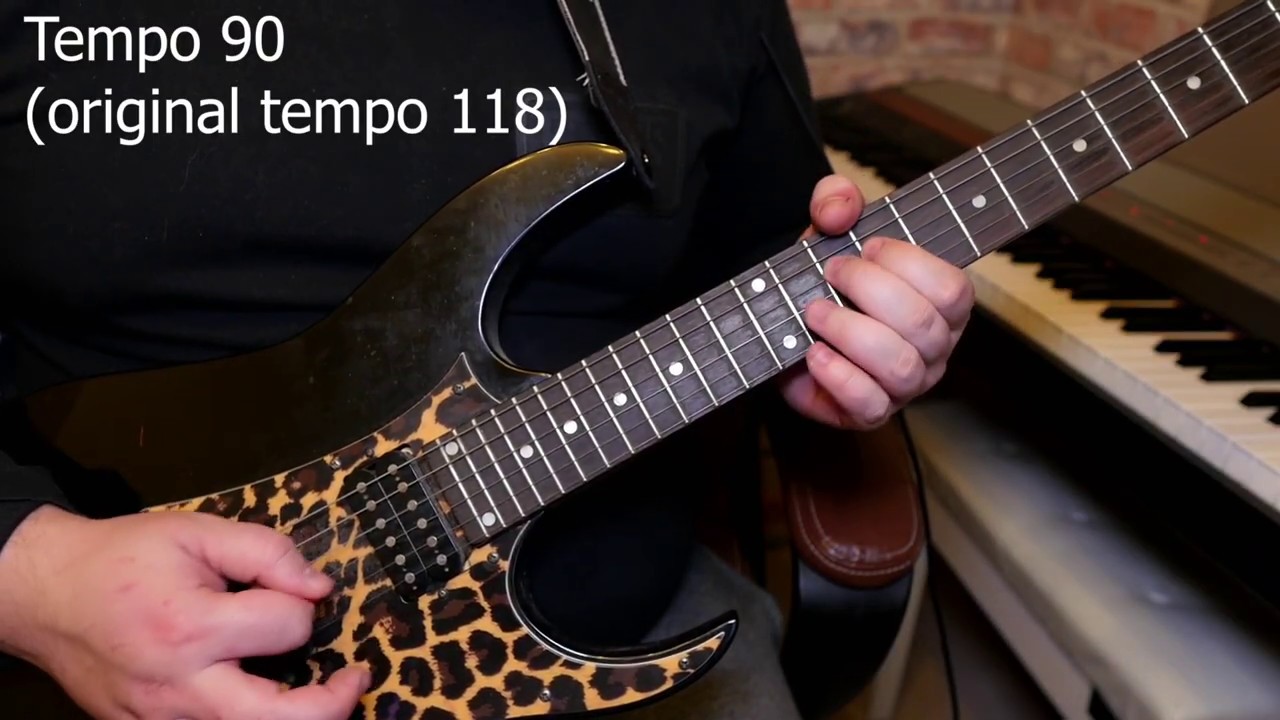 LINDEMANN - Ach so gern (Guitar solo explanation and parsing with tabs ...