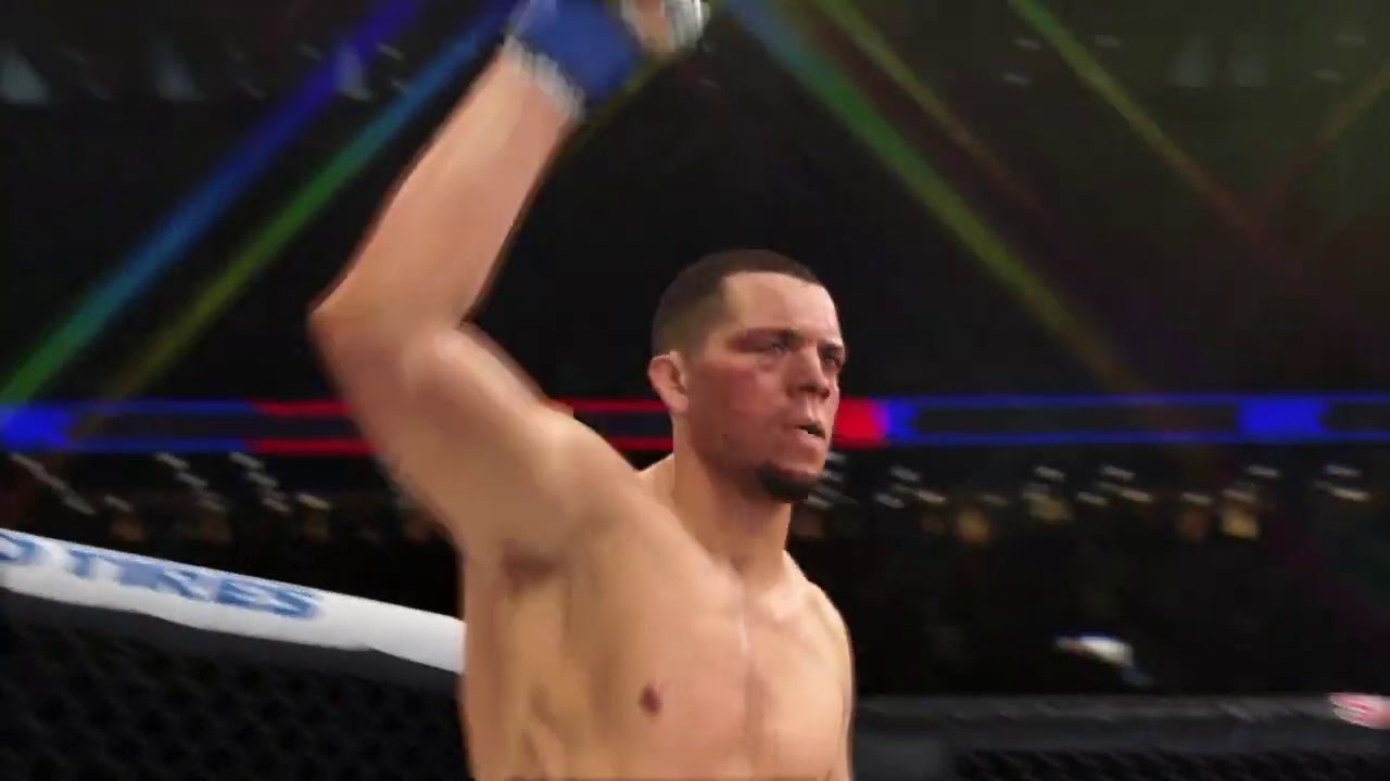 UFC 4 McGregor Vs Diaz! Inverted Triangle Choke Win! (My First ...