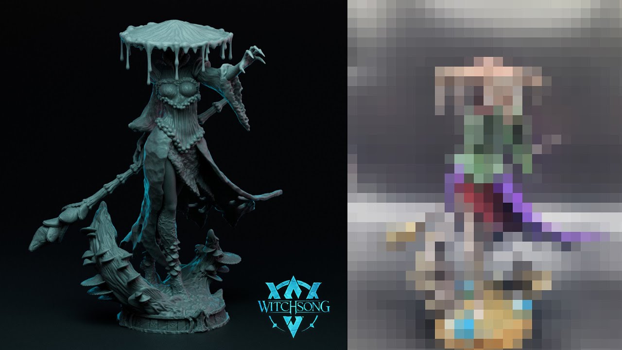 Let's Paint, the Fungal Queen - YouTube