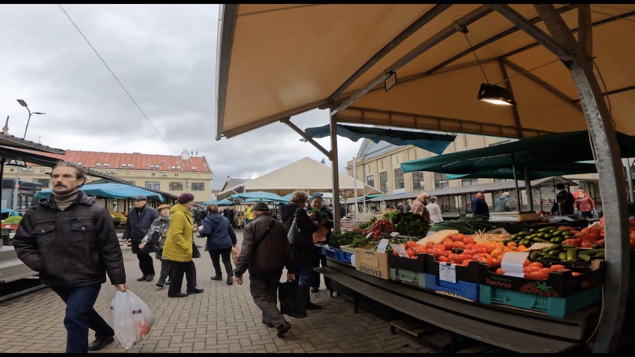 4K WALK OF RIGA MARKET IN LATVIA 🇱🇻 - YouTube