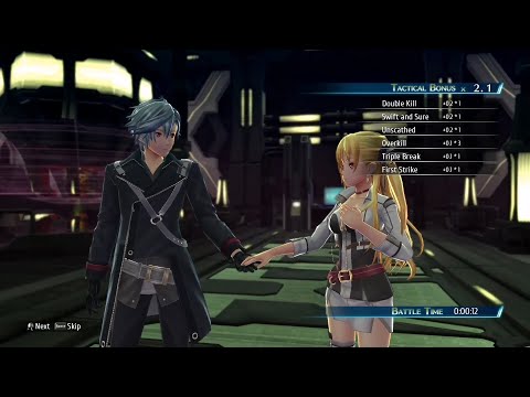 Trails of Cold Steel 4 - Rean and Alisa victory pose (Japanese Dub)