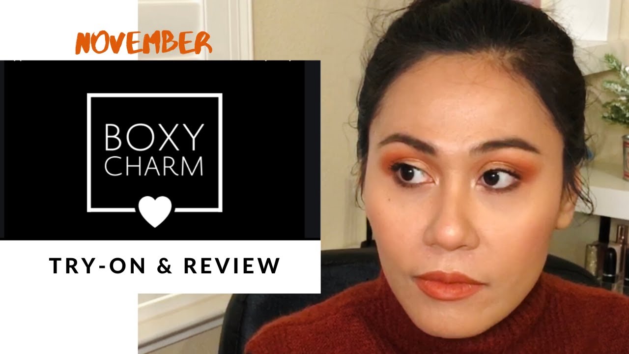 November Boxycharm Review | Try-on First Impressions - YouTube