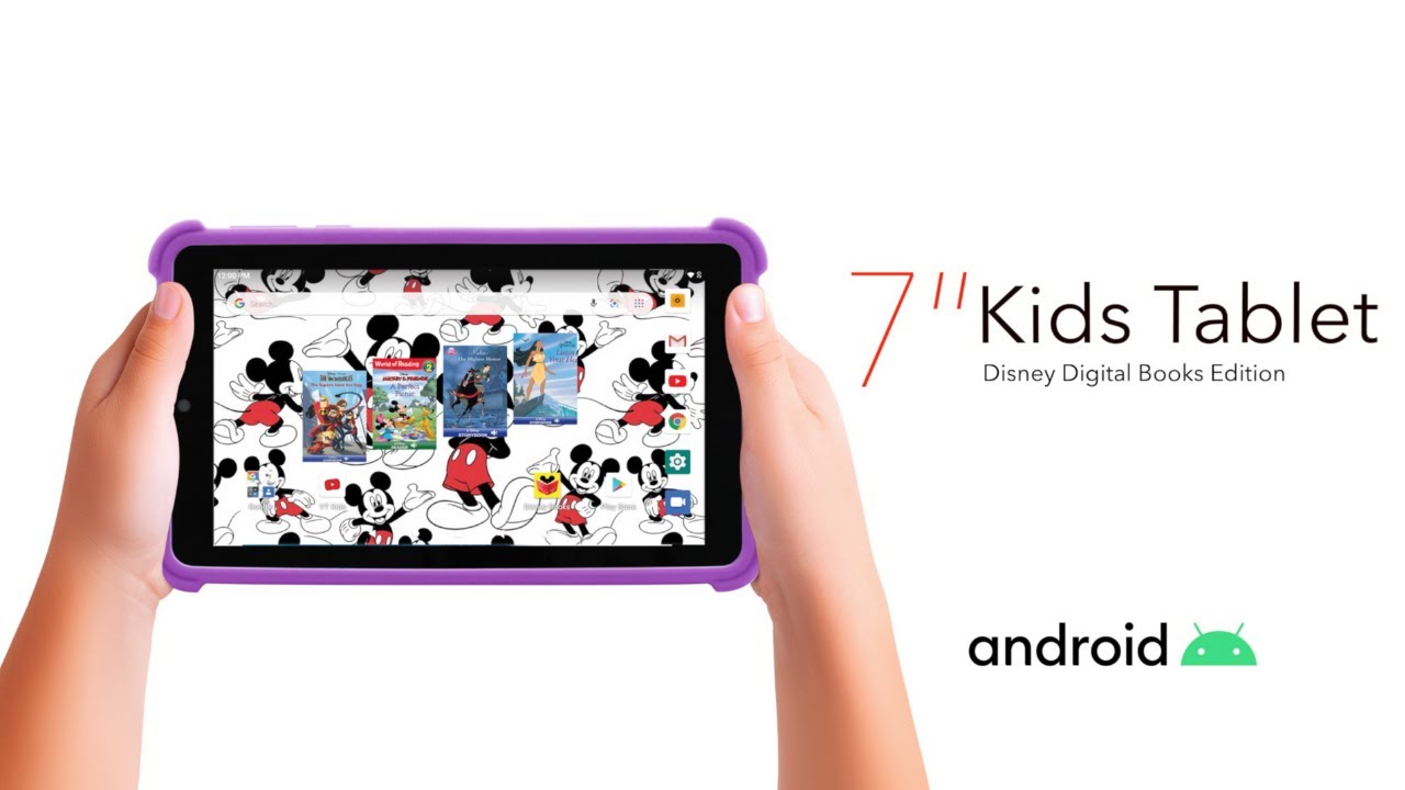 Venturer Small Wonder 7" Android Kids Tablet with Disney Books - YouTube