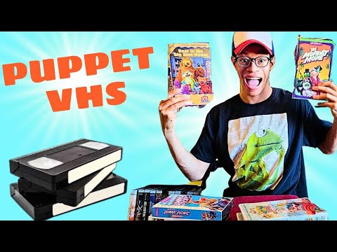 PUPPET VHS COLLECTION + WHERE ARE THOSE PUPPETS? MUPPETS, BEAR IN THE ...