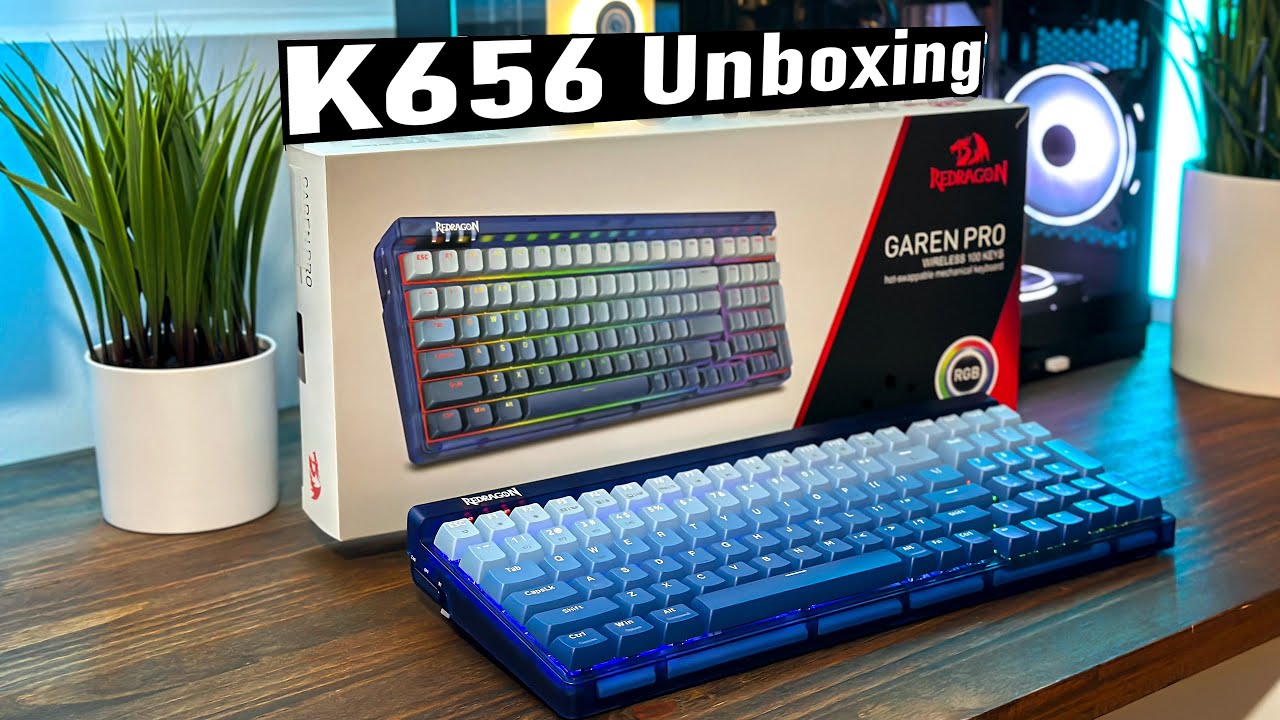 Unboxing & Review | Redragon K656 PRO 3-Mode Wireless RGB Gaming ...