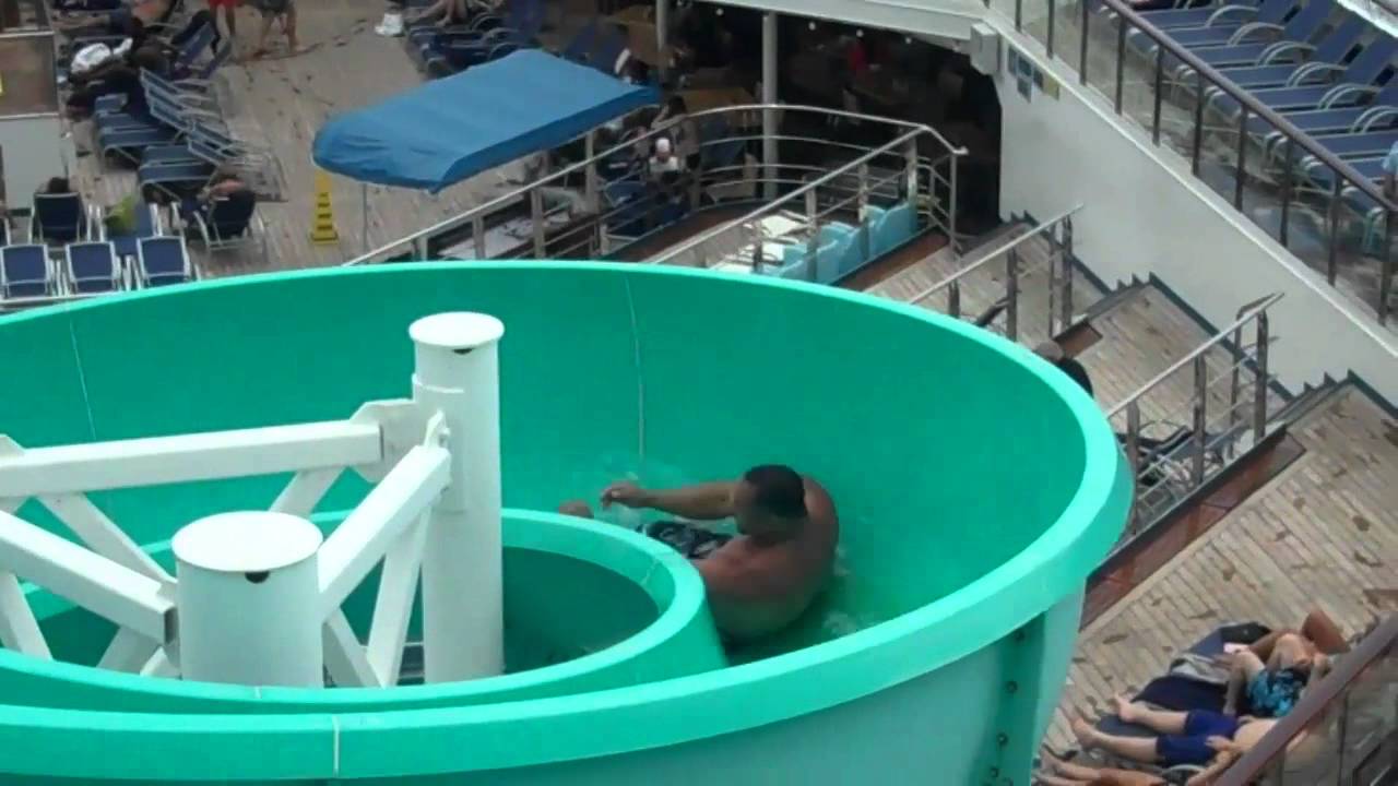 Carnival Freedom Water Slide - YouTube