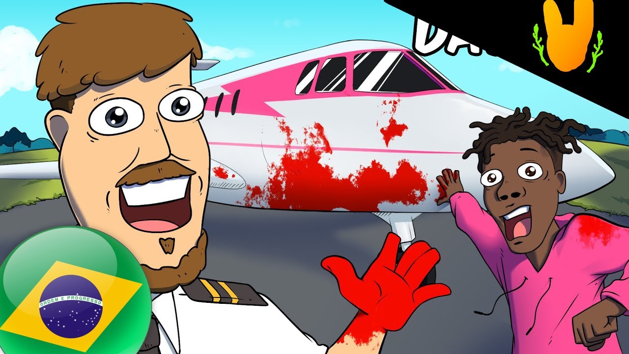 Como MrBeast matou por um JATINHO - (Dublado PT-BR) - Animação Paródia ...