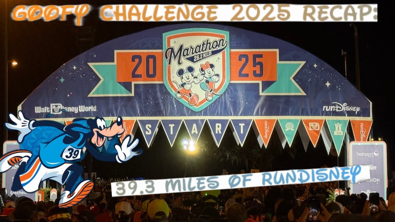 Goofy Challenge 2025 Recap: 39.3 Miles of RunDisney Magic! - YouTube