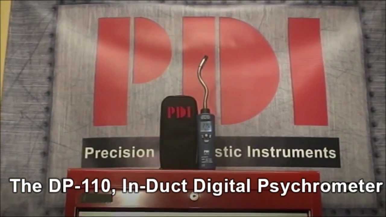 Introduction to PDI's Digital Psychrometer the DP-110 - YouTube