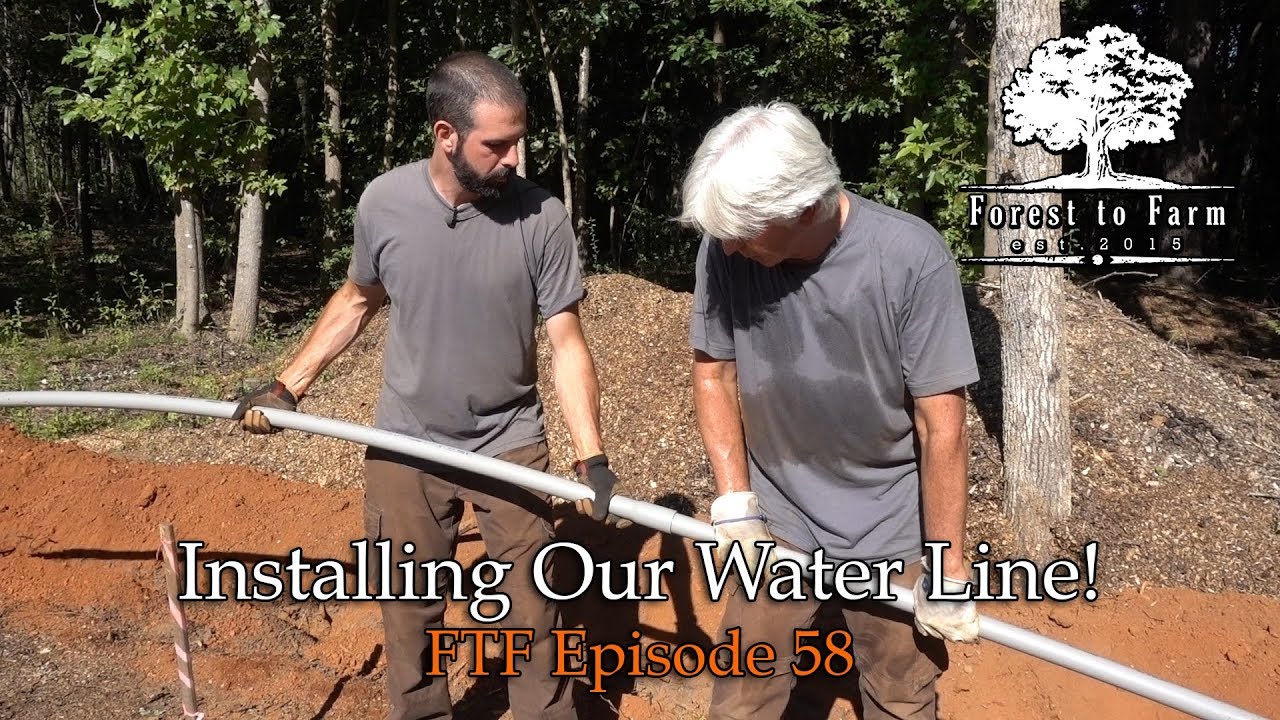 Installing Our Water Line! - Episode 58 - YouTube