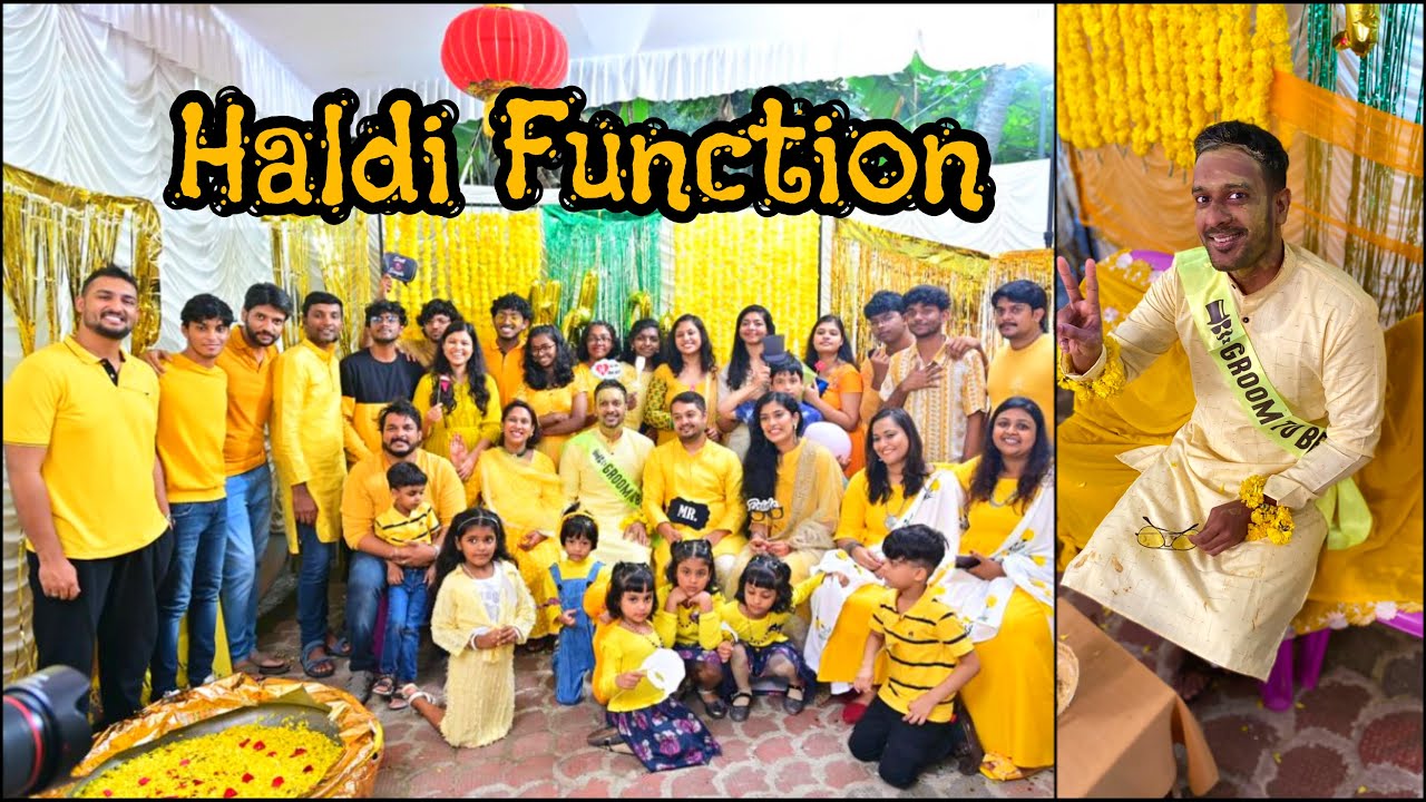 Family Haldi Function - YouTube
