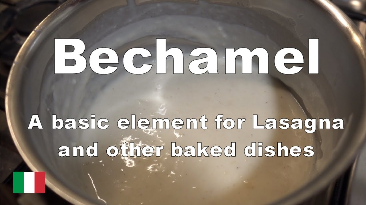 Bechamel step by step - A basic element for Lasagna and other baked ...