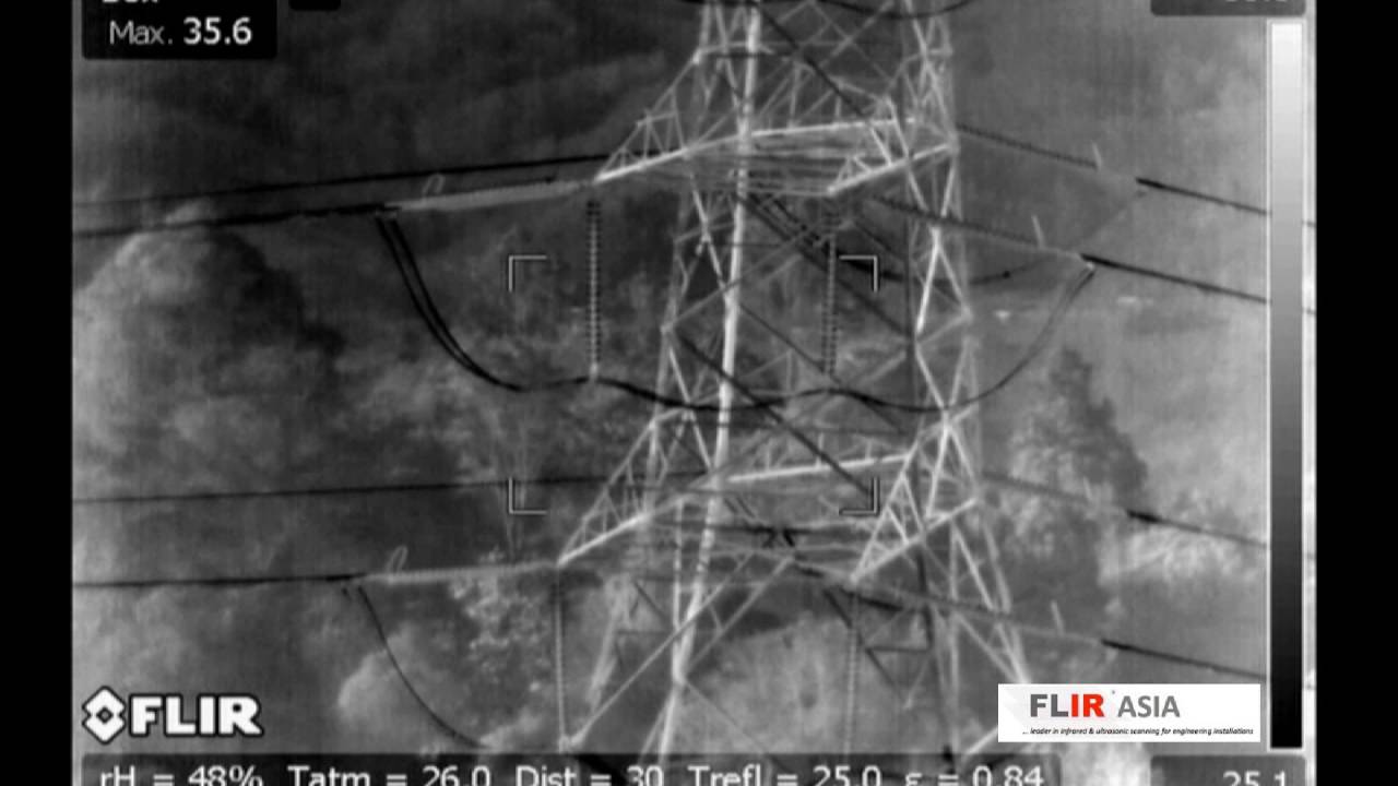 FLIR Asia - Aerial Power Line Scanning (Infrared Thermography - 132kV ...