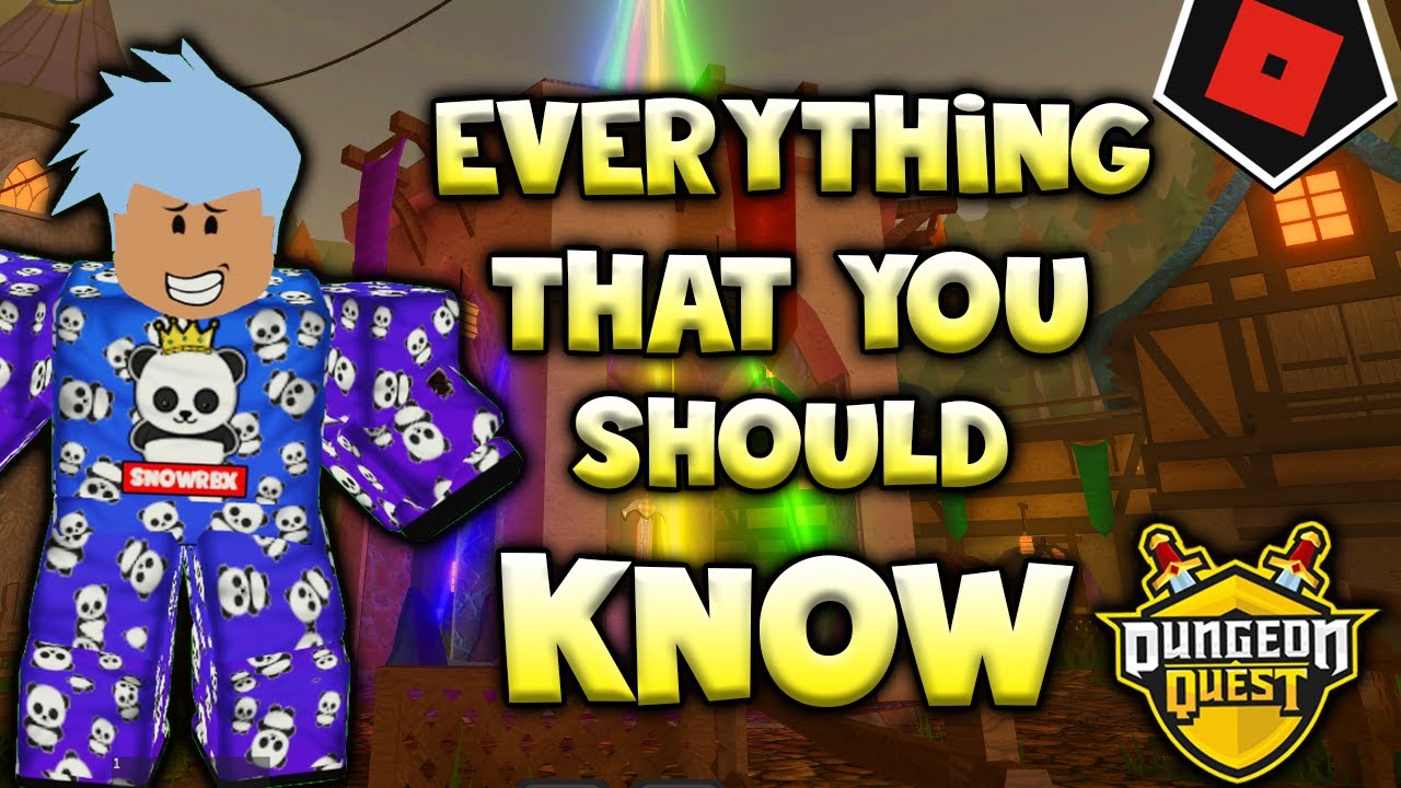 EVERYTHING THAT YOU SHOULD KNOW ON DUNGEON QUEST! | Roblox Dungeon ...